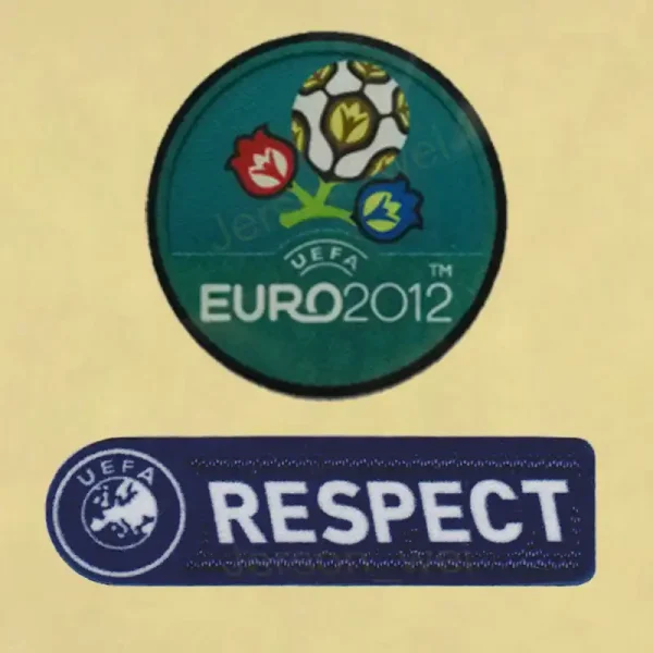 UEFA EURO CHAMPIONS 2012 and RESPECT BADGES / PATCHES - Timix Soccer Patch