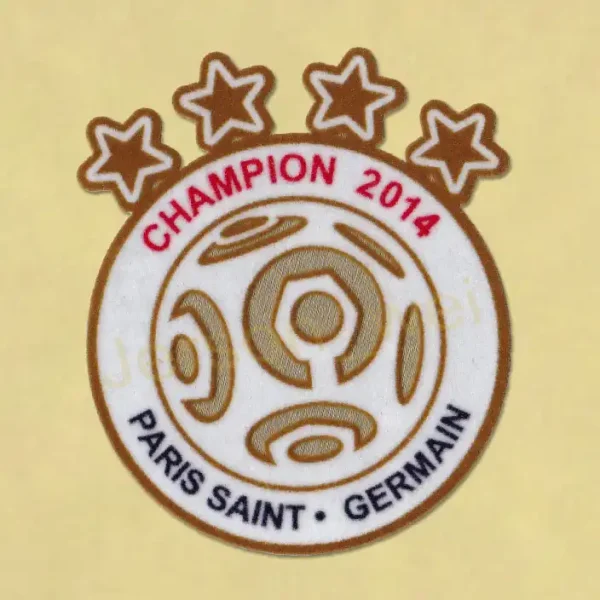 PARIS SAINT GERMAIN CHAMPIONS 2014 FOOTBALL PATCH PSG LIGUE SOCCER ...